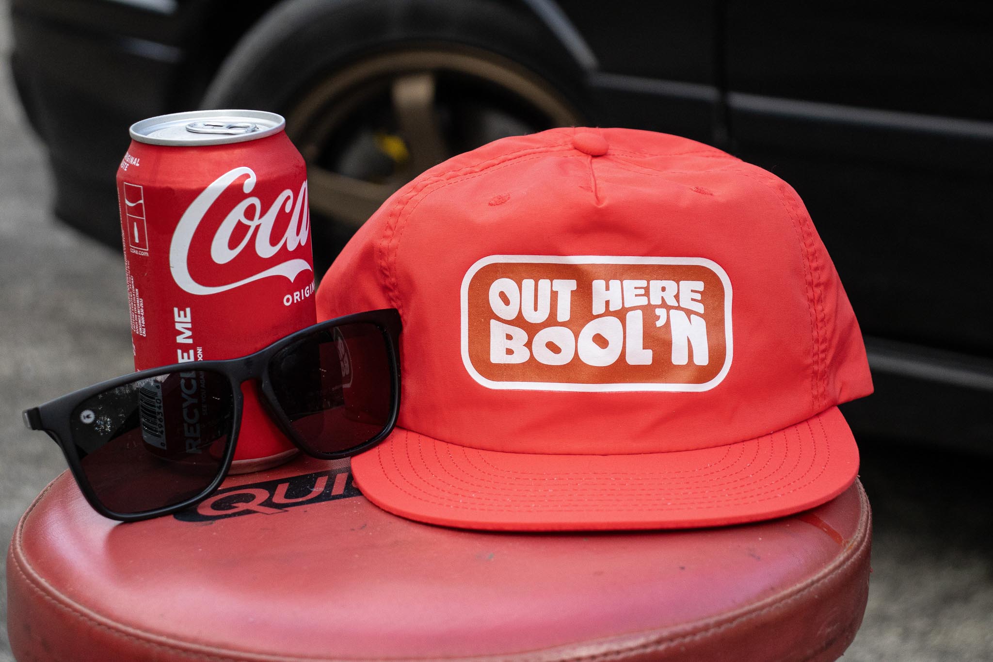 Titus Red Surf Cap – Boolers